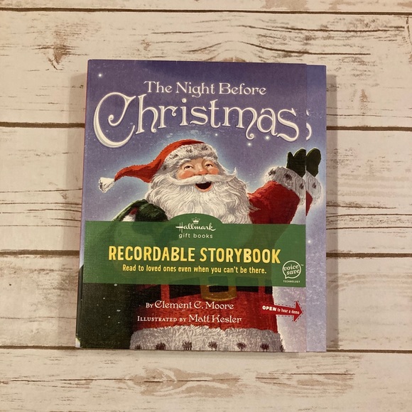 Hallmark Recordable Books The Night Before Christmas / Lot 2 Hallmark ...